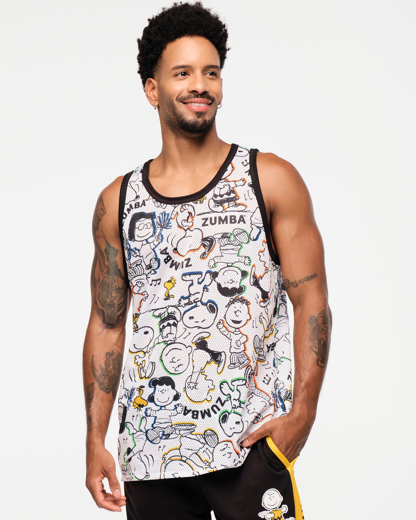 Zumba X Peanuts Men's Basketball Tank – Zumba Wear | STRONG iD